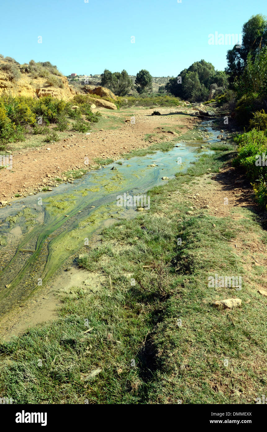 Stream running through village hi-res stock photography and images - Alamy