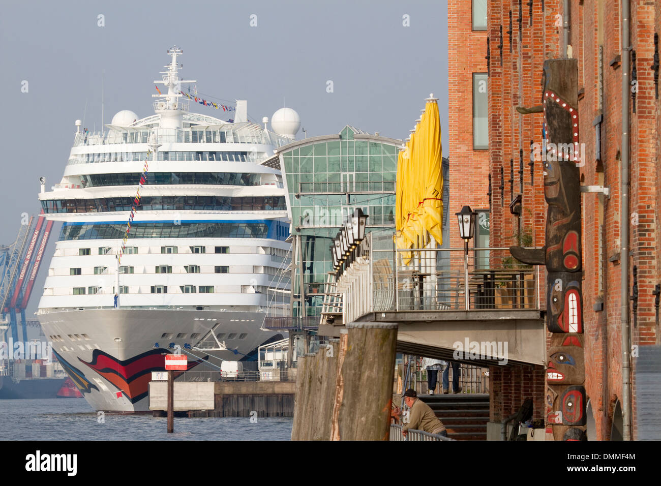 An Aida cruise ship at Hamburg Stock Photo - Alamy