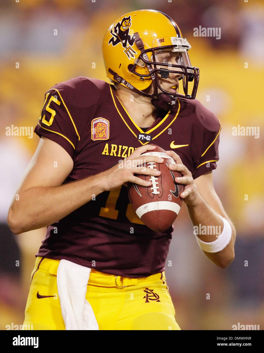 October 17, 2009: Arizona State quarterback Danny Sullivan (15) in ...