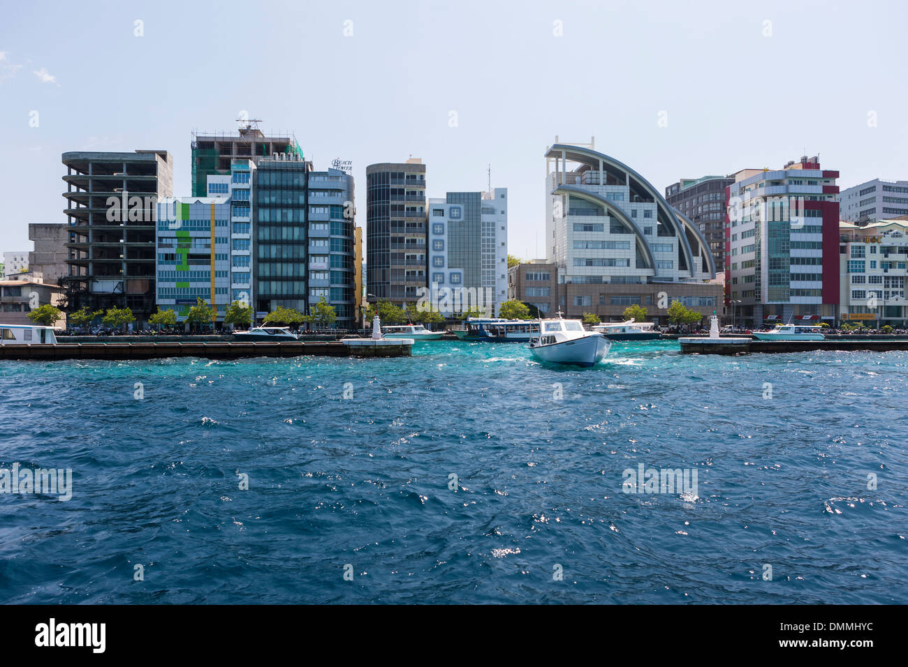 Maldives north male atoll city hi-res stock photography and images - Alamy