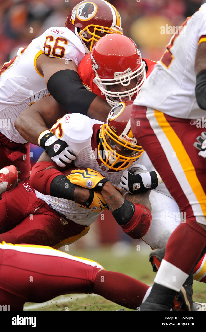 October 18, 2009: Kansas City Chiefs at Washington Redskins..FedExField ...