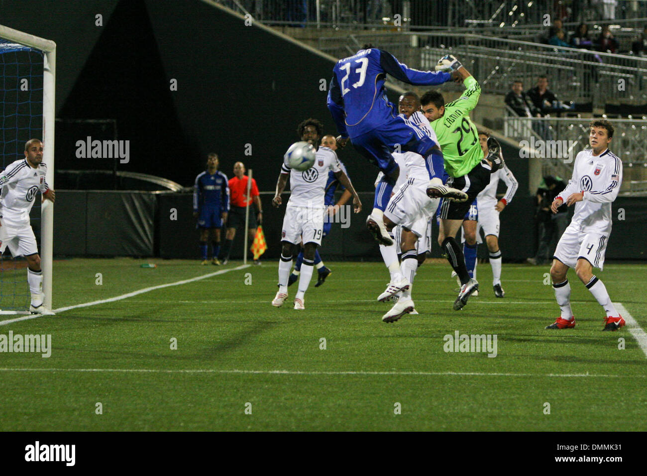 Shot over crossbar hi-res stock photography and images - Alamy