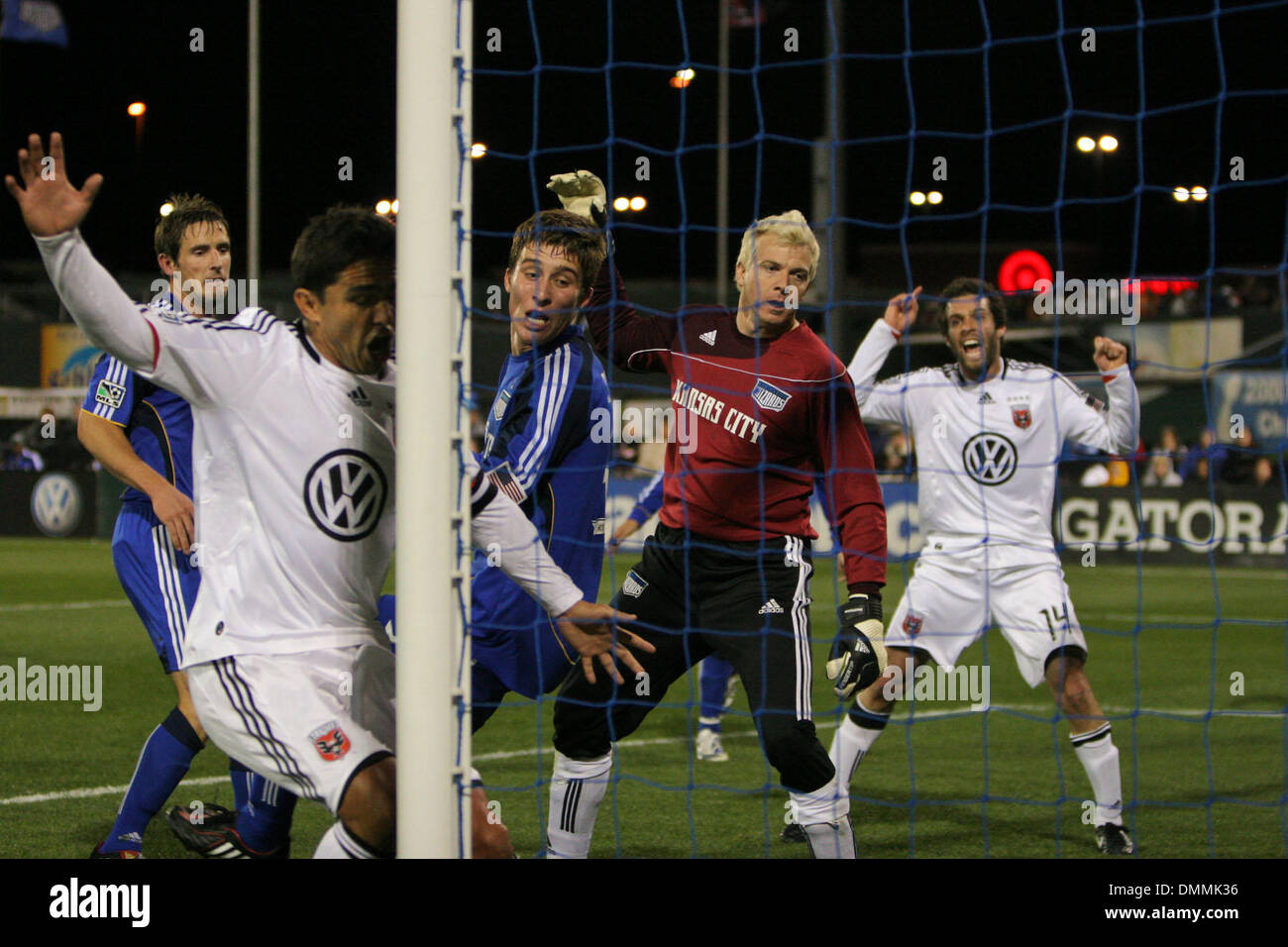 24 October 2009: D.C. United's Julius James scores in the 82nd minute ...
