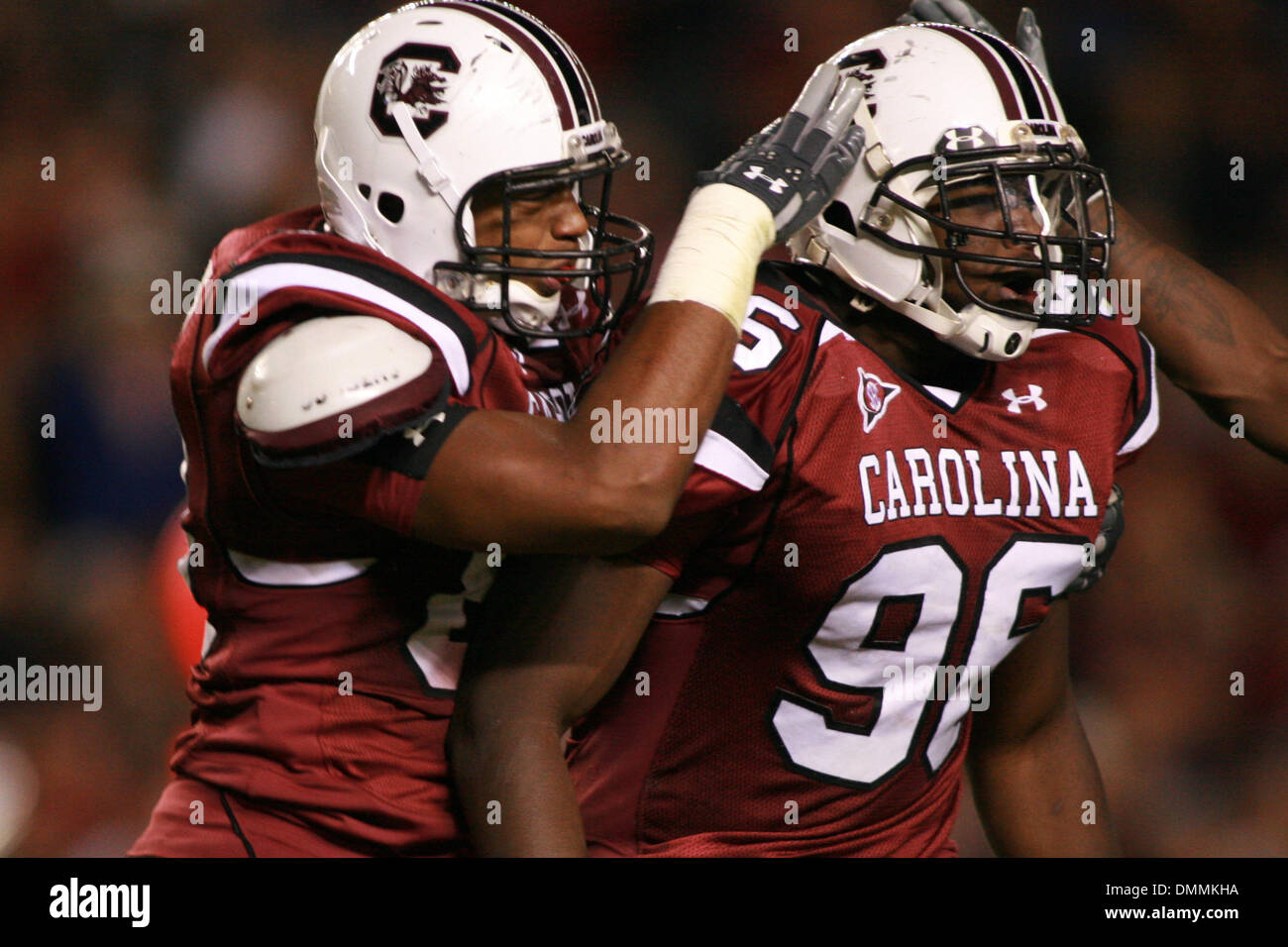 24 October 2009: South Carolina defensive end Cliff Matthews ...