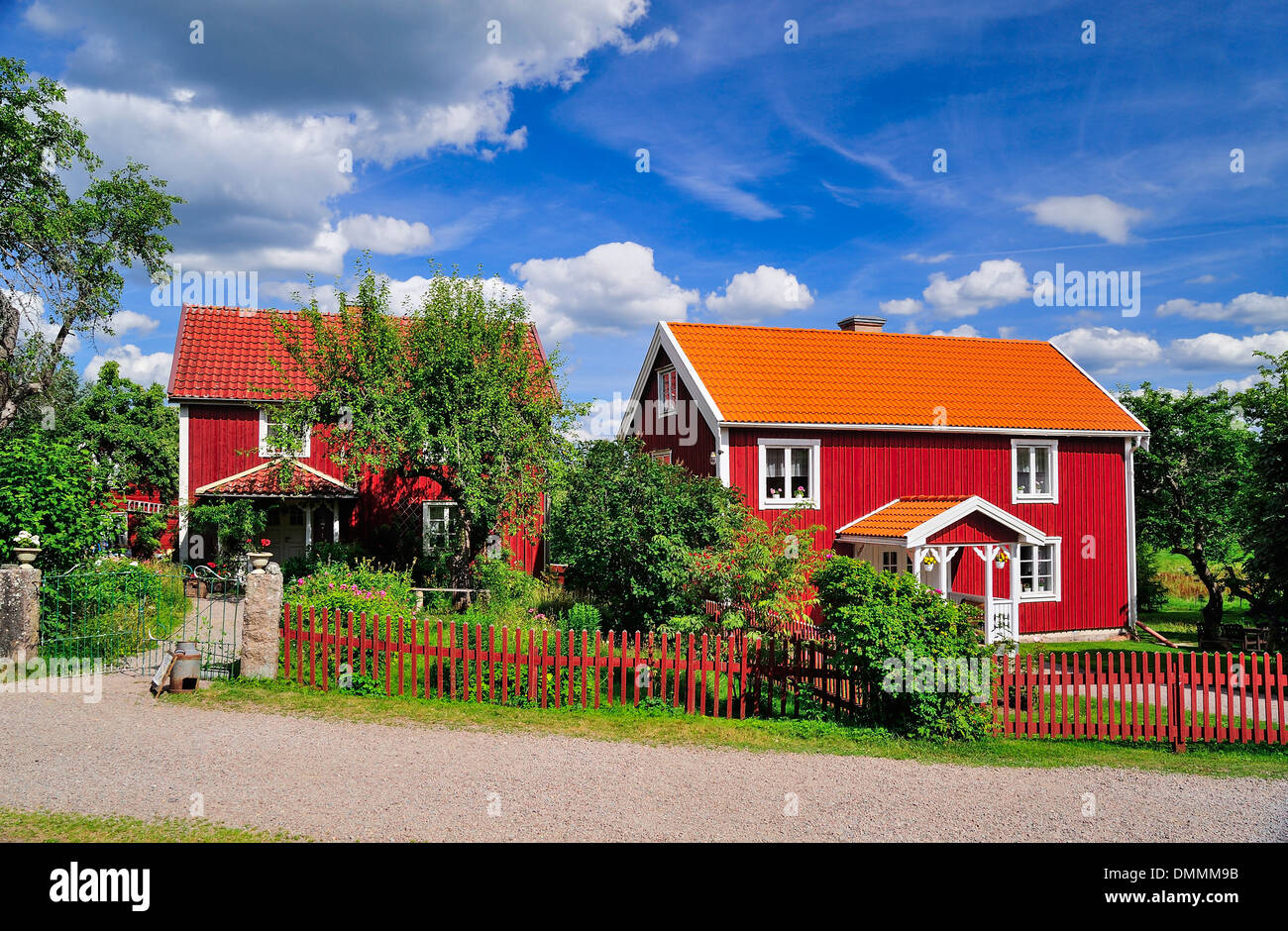 Sweden, Smaland, Kalmar Iaen, Vimmerby, Sevedstorp, shooting location ...