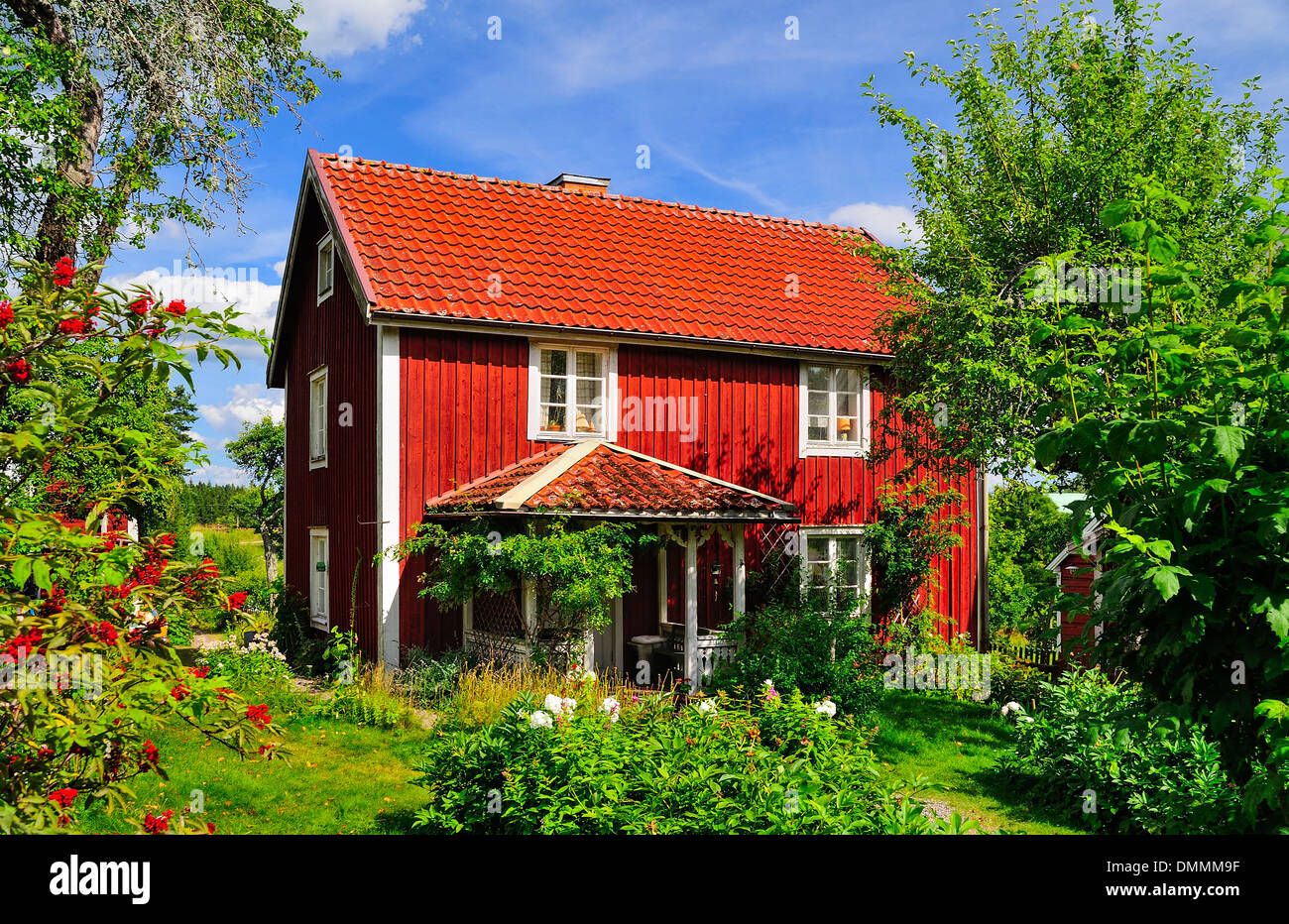 Sweden, Smaland, Kalmar Iaen, Vimmerby, Sevedstorp, shooting location ...