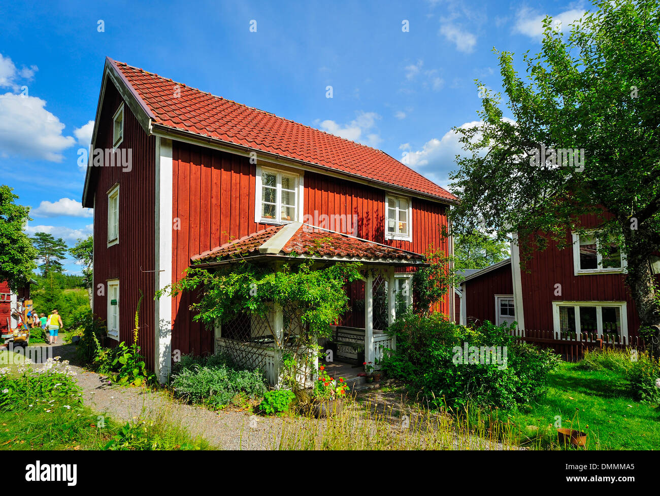 Sweden, Smaland, Kalmar Iaen, Vimmerby, Sevedstorp, shooting location ...