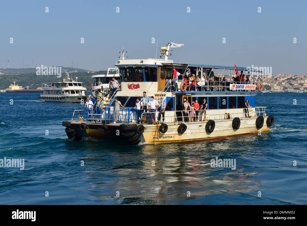 Turkey, Istanbul, small passenger ferry on Bosphorus Stock Photo - Alamy