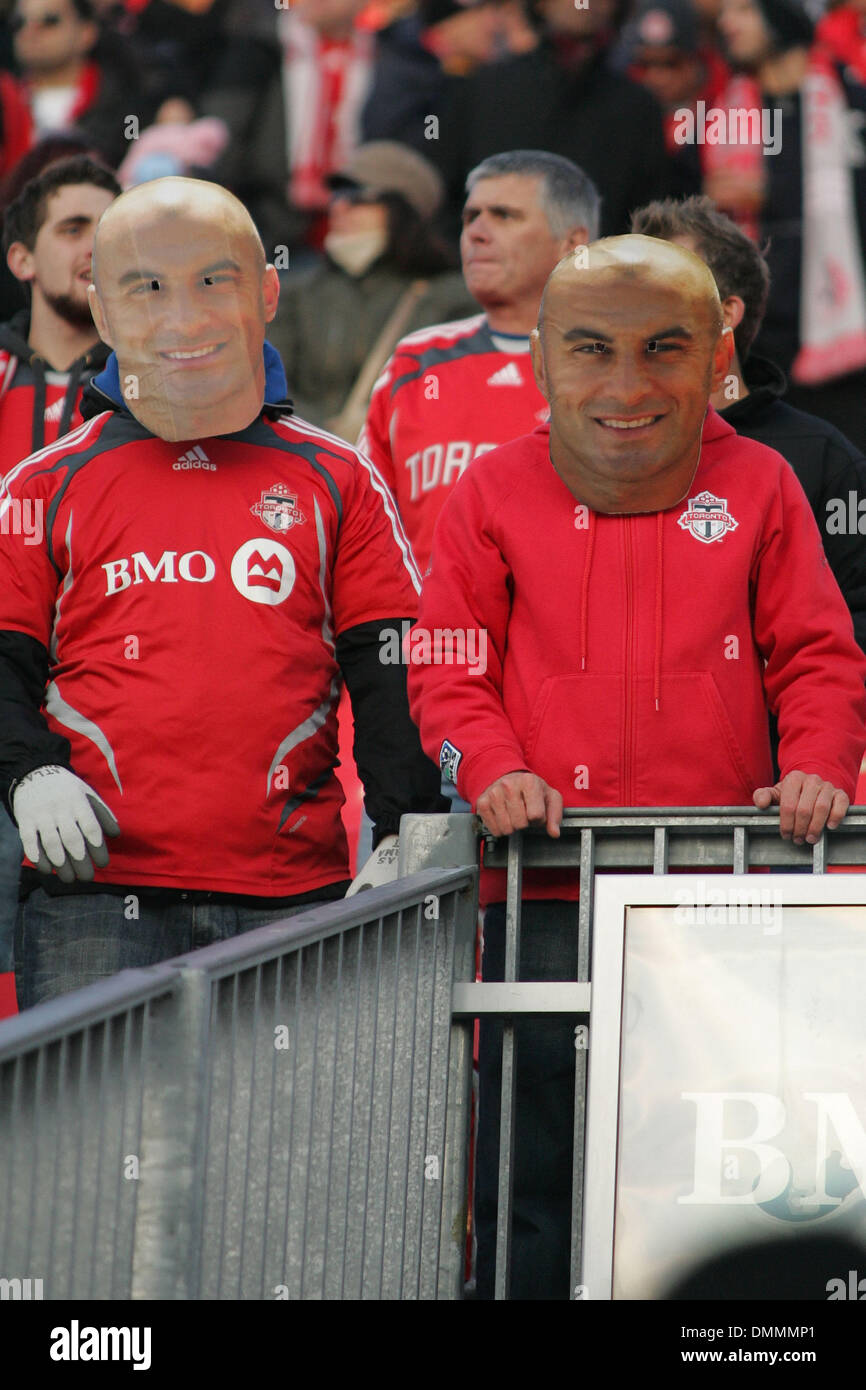 17 October 2009: Toronto FC fans showing their support at the final ...