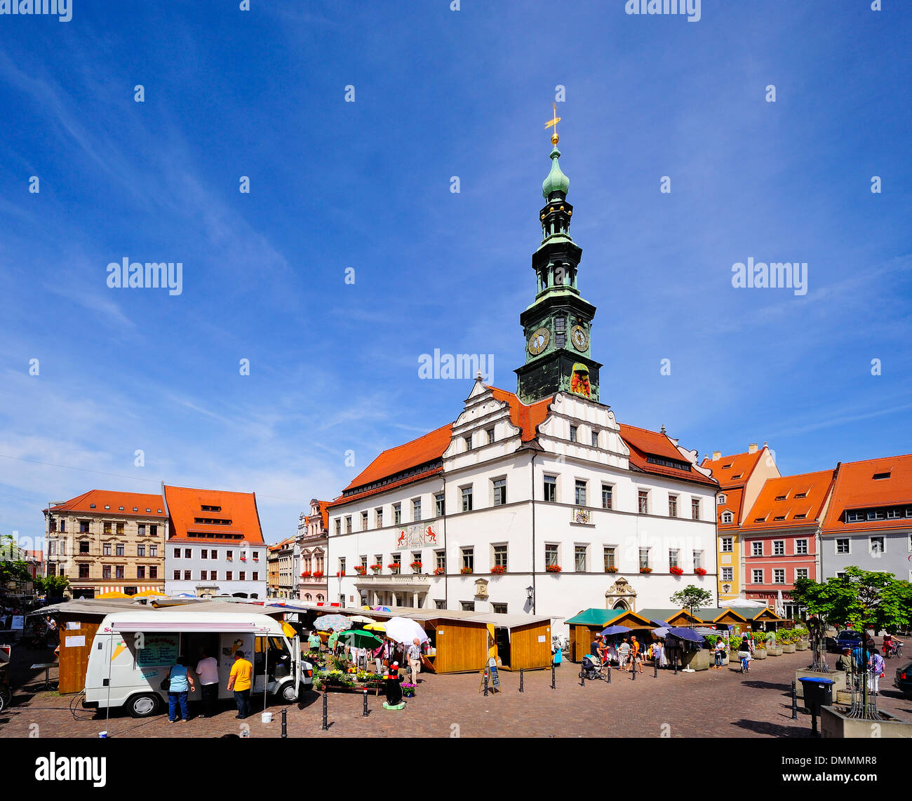 The marketplace at pirna hi-res stock photography and images - Alamy