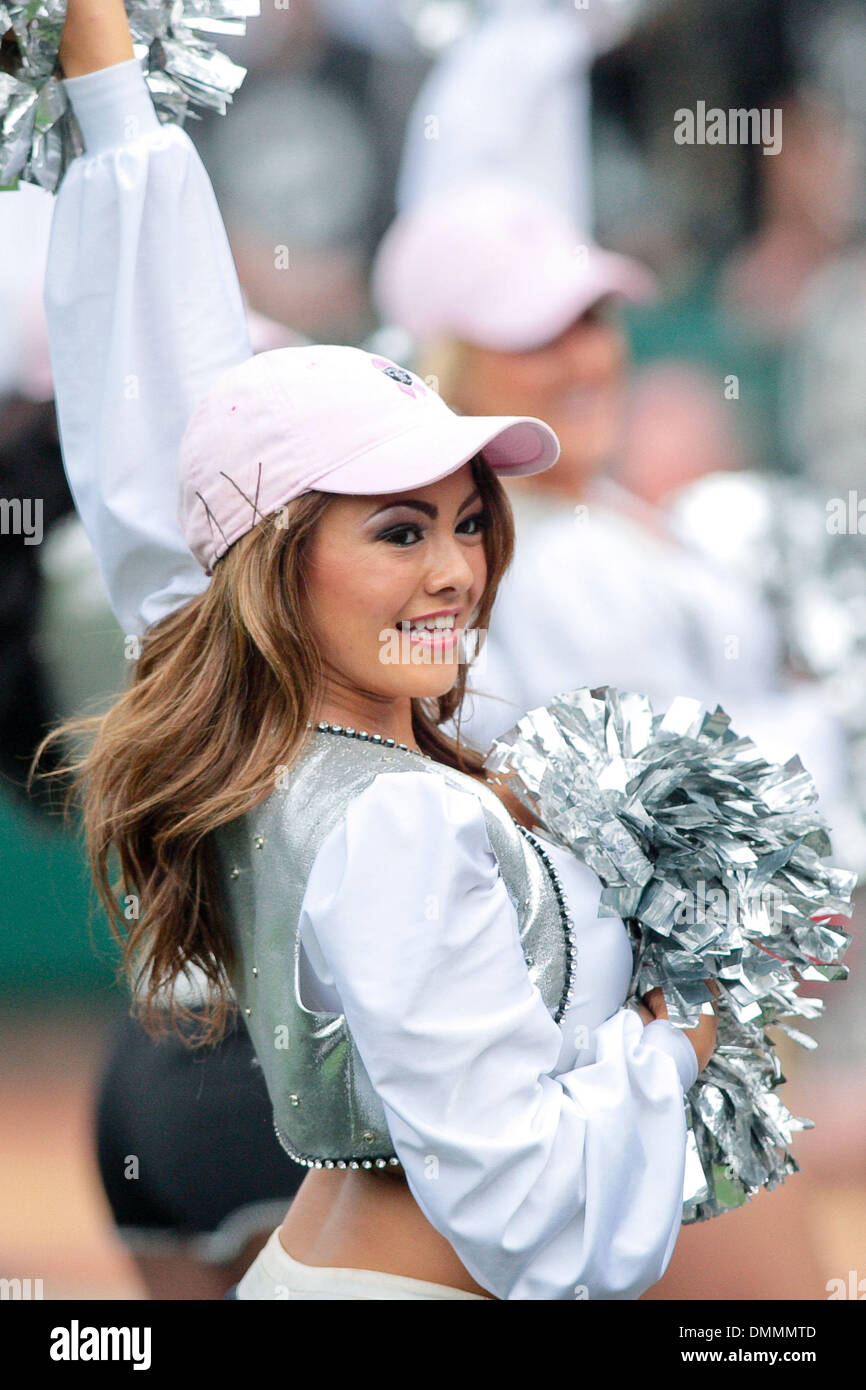 18 October 2009: The Raiderettes dance during game action on Sunday at ...
