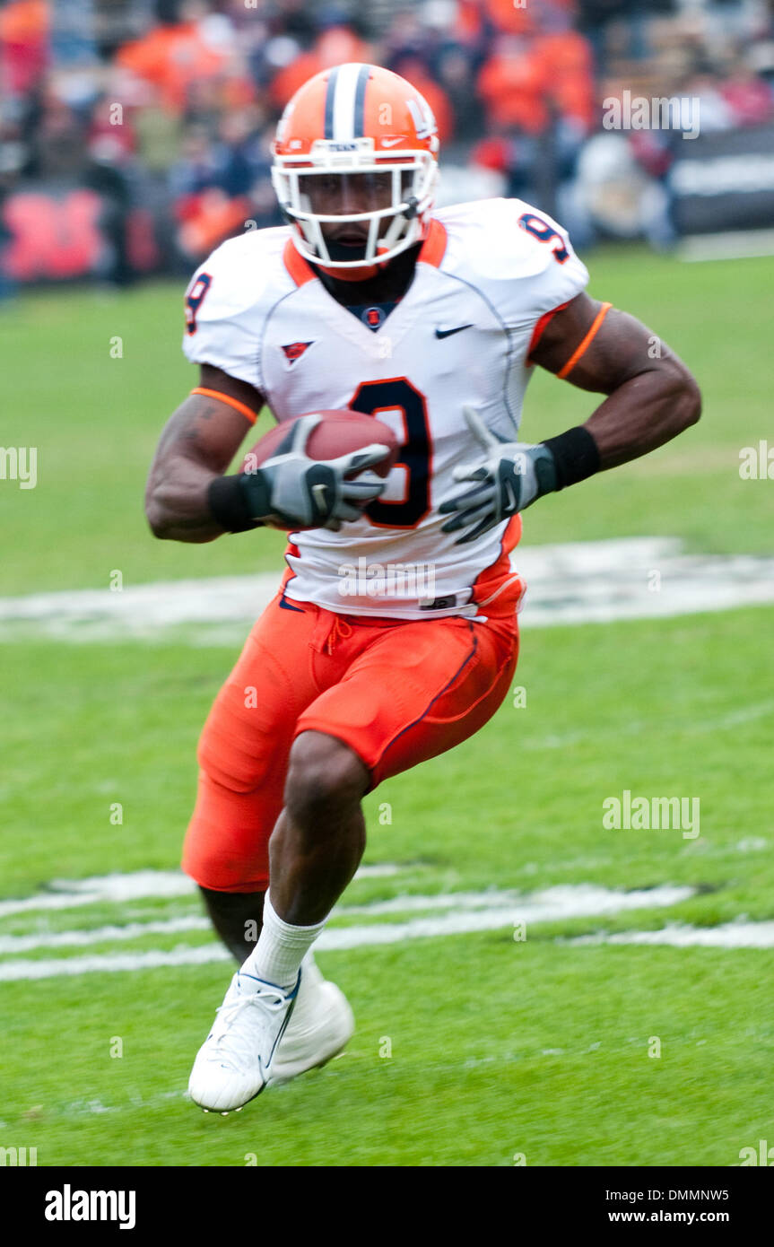 25 October 2009: Illinois vs Purdue Boilermakers .(9) Arrelious Benn WR ...