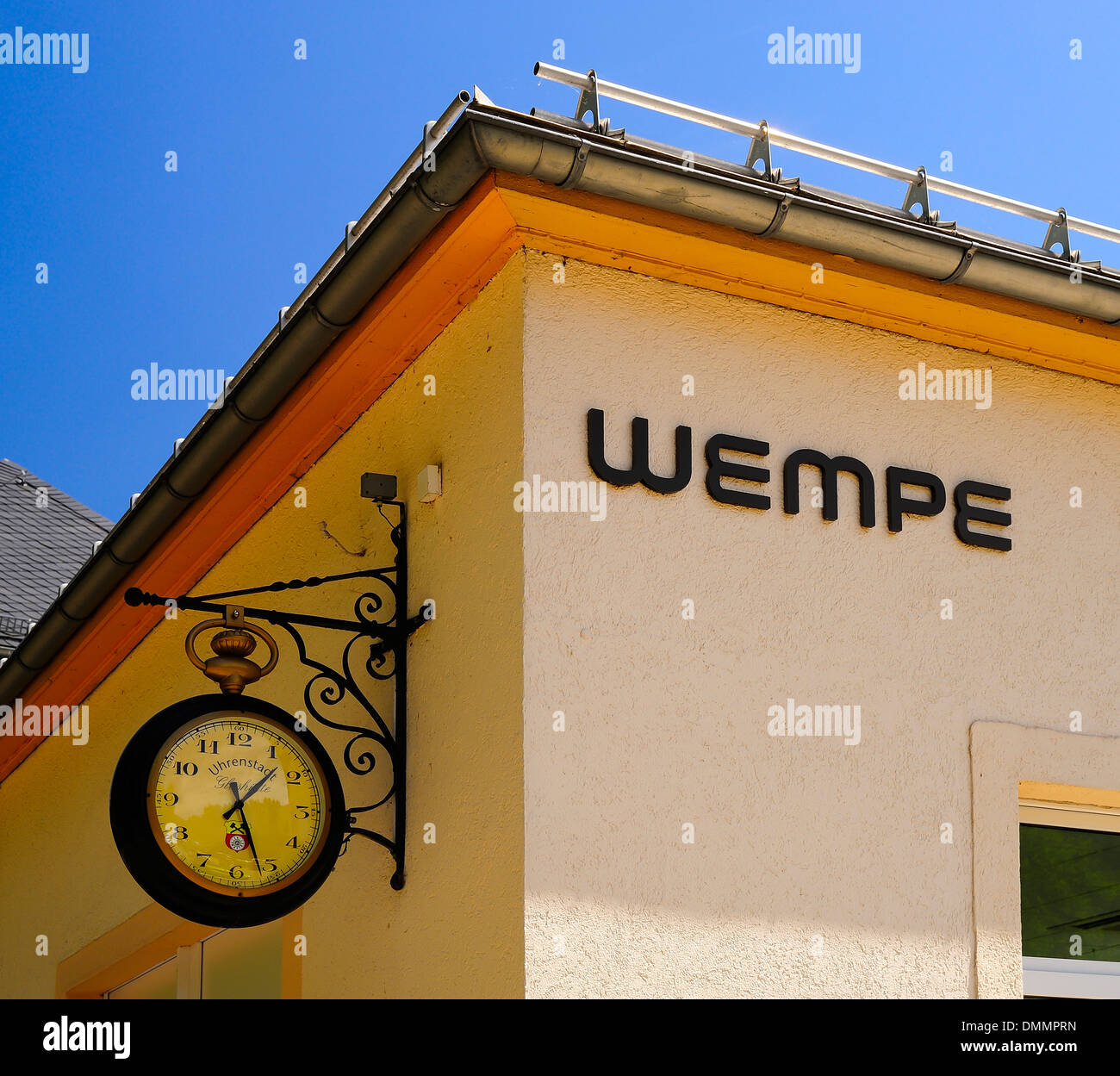 Germany, Saxony, Glashuette, company building Wempe, watch manufacturer ...