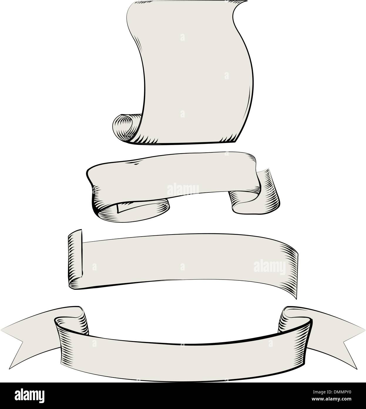 ancient scroll illustrations as banners Stock Vector Image & Art - Alamy