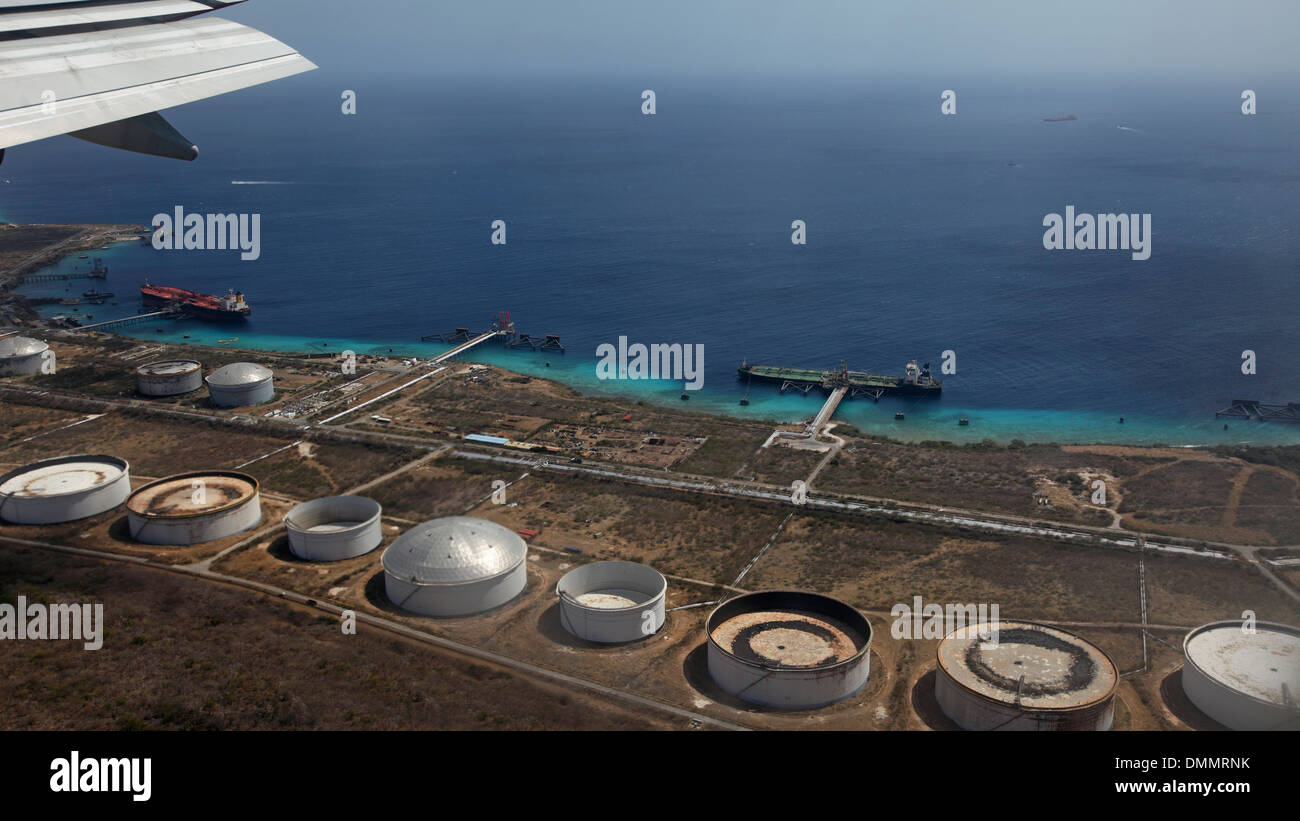 Curacao, Willemstad, Oil harbor Stock Photo - Alamy