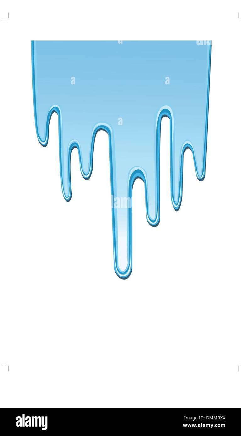 blue dripping paint background Stock Vector Image & Art - Alamy