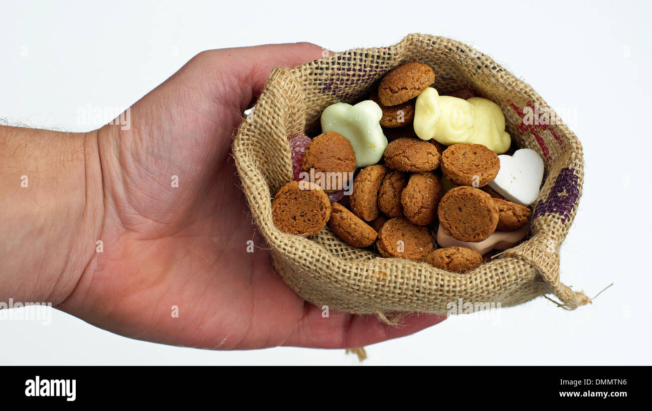 Pile of Pepernoten, typical Dutch treat for Sinterklaas in december ...