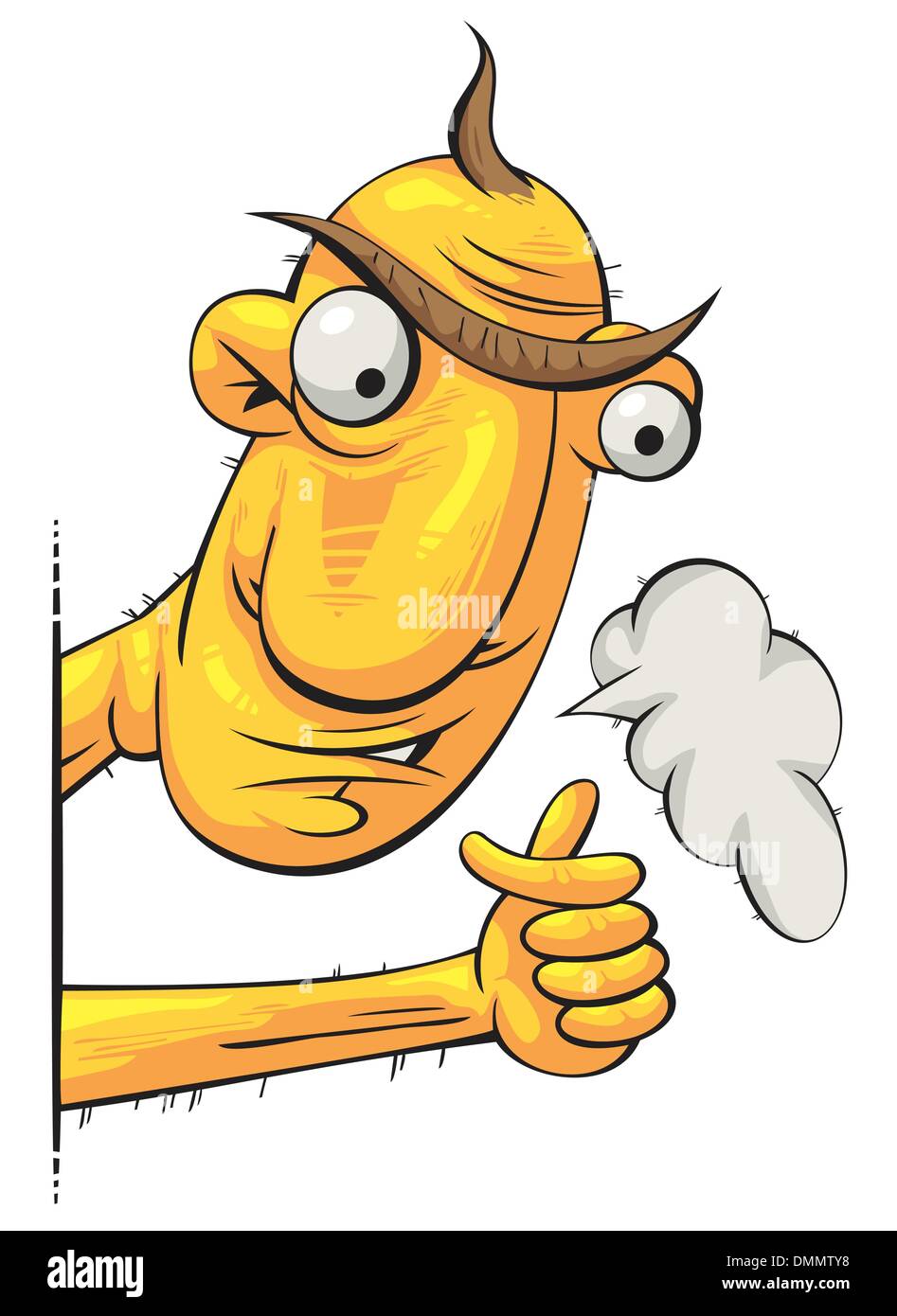 Shocked face portrait man Stock Vector Images - Alamy