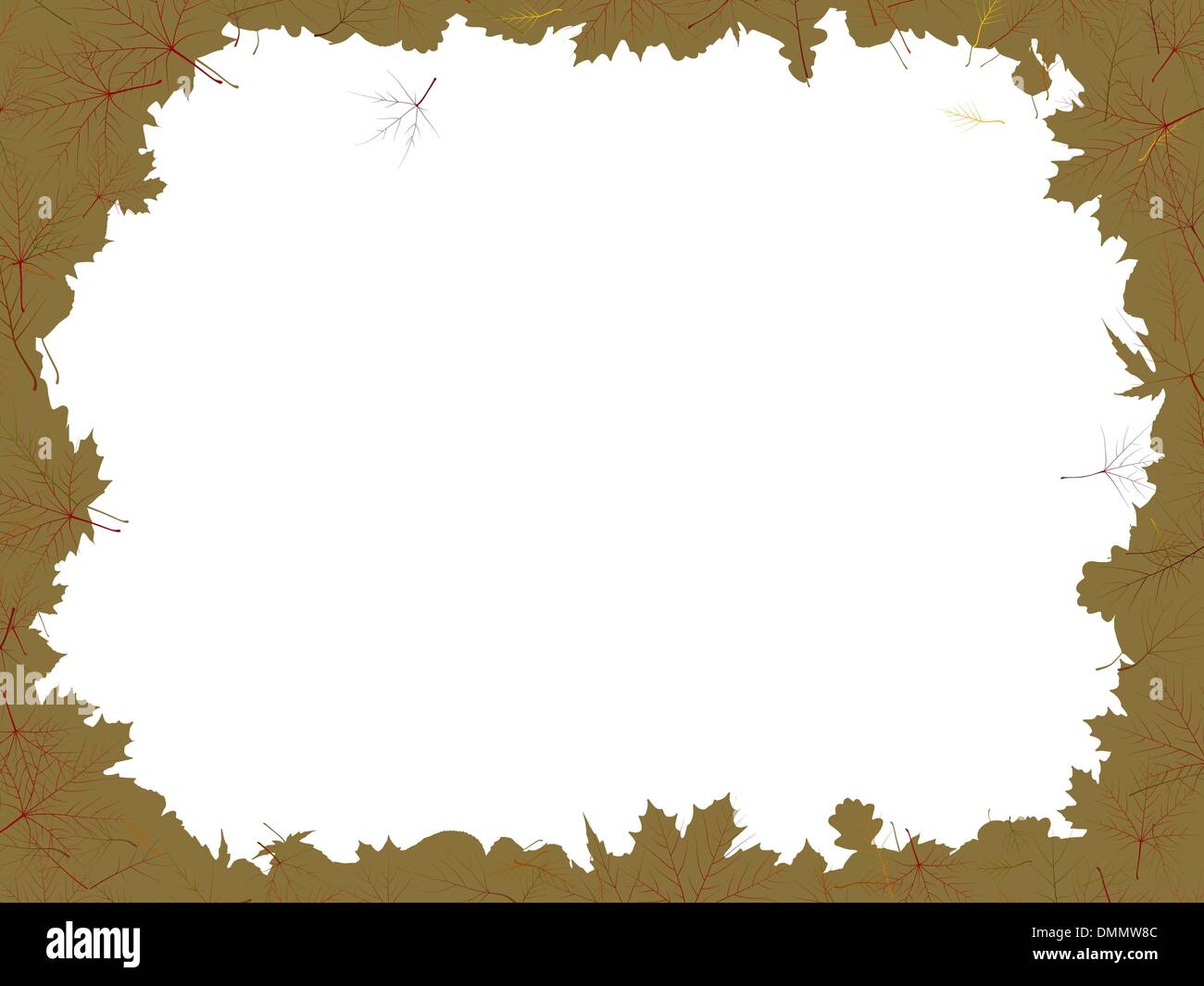 Autumn leaves background material Stock Vector Images - Alamy