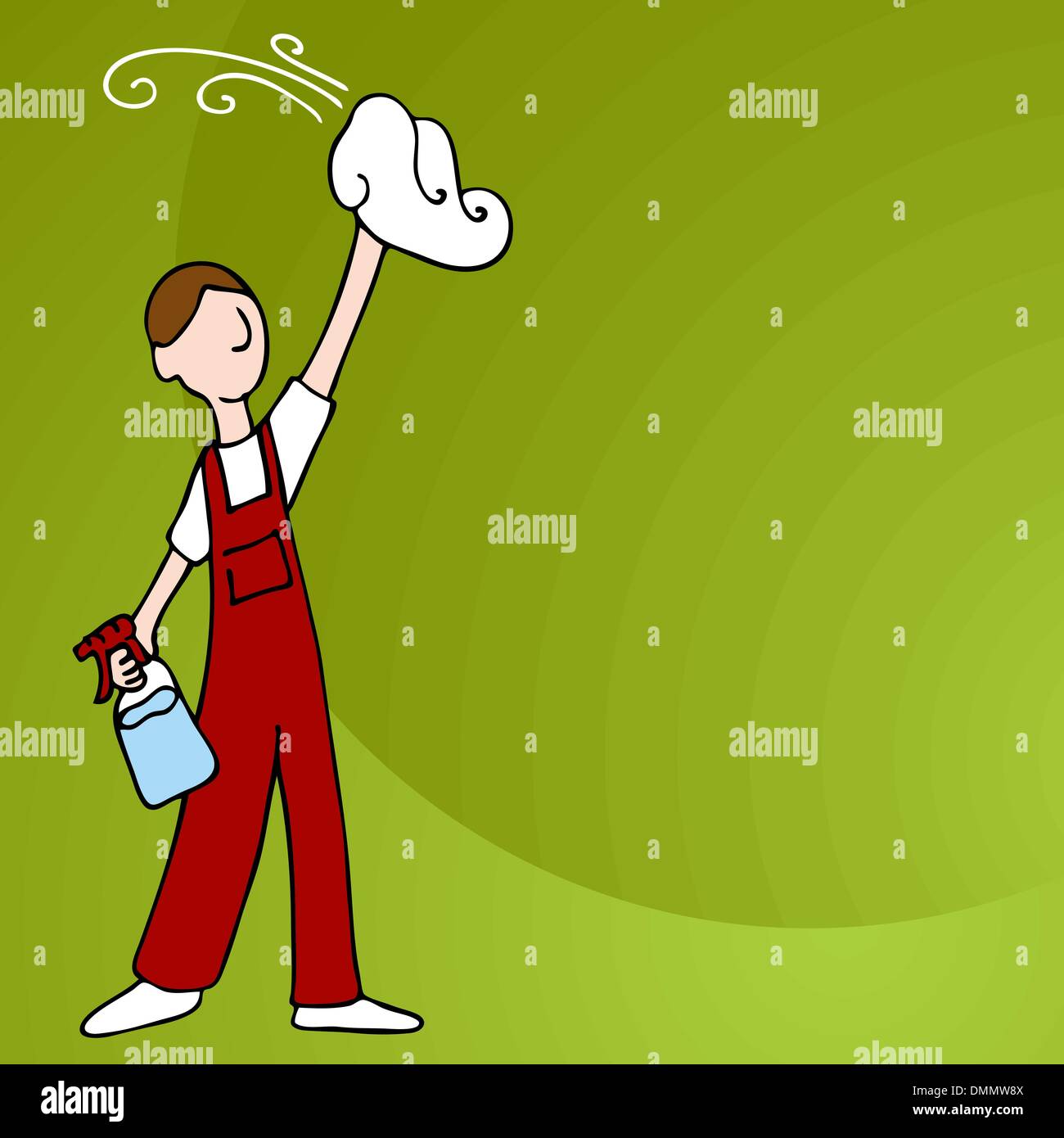 Window cleaner cartoon Stock Vector Images - Alamy