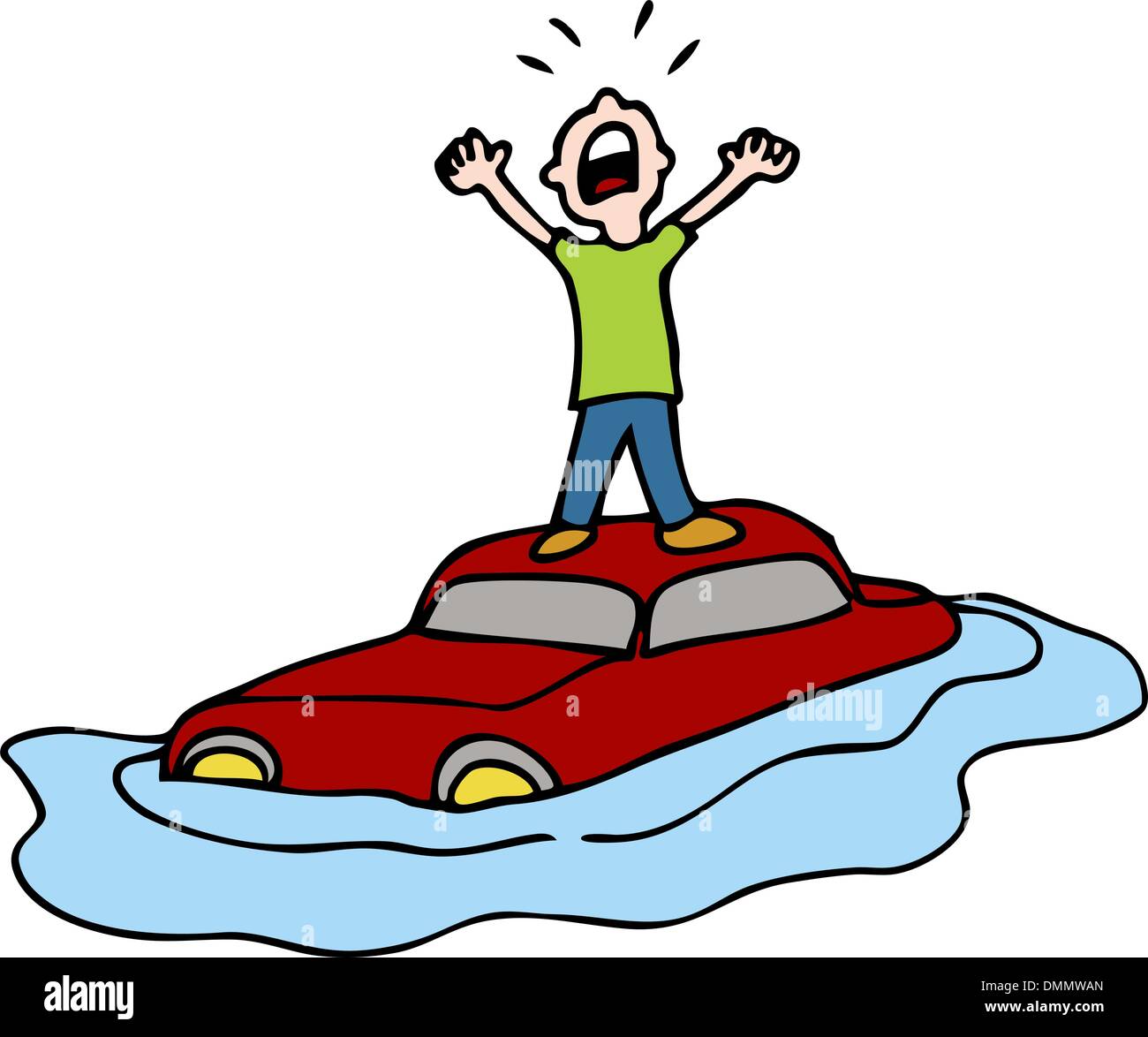 Car sinking water hi-res stock photography and images - Alamy