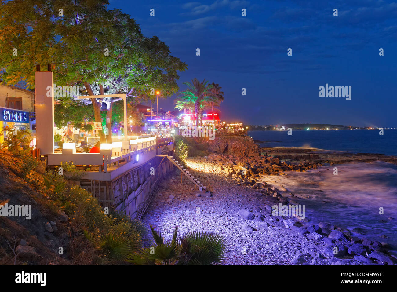 Turkey beach night hi-res stock photography and images - Alamy