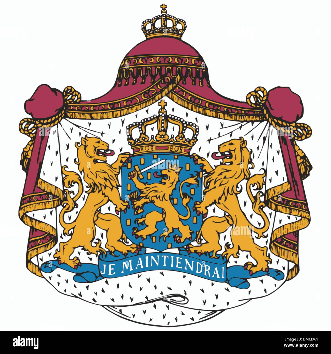 Flag netherlands coat Stock Vector Images - Alamy