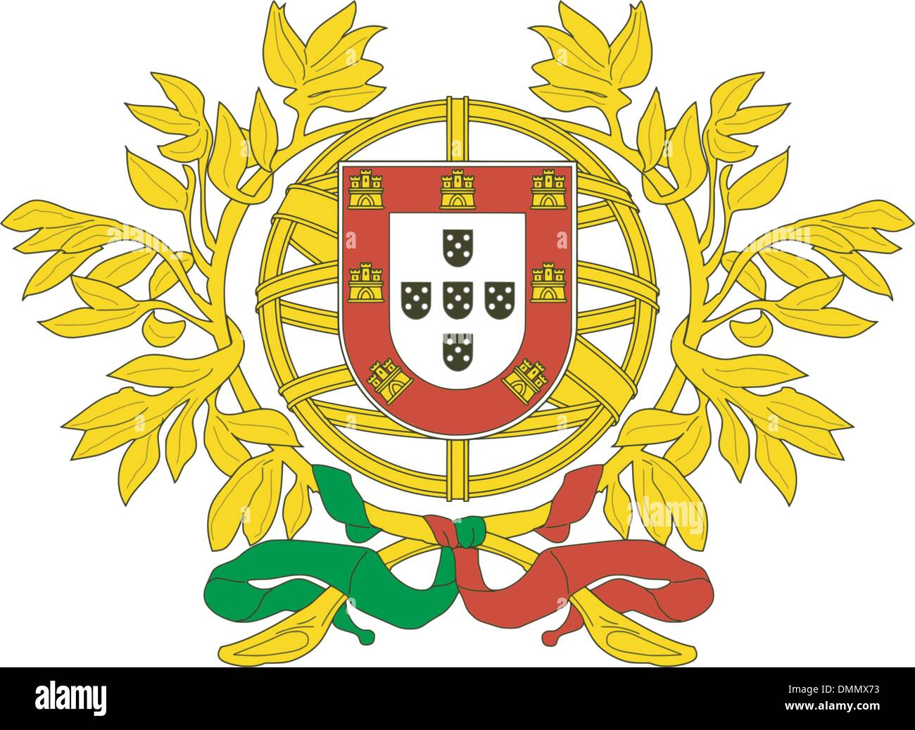 coat of arms of Portugal Stock Vector Image & Art - Alamy