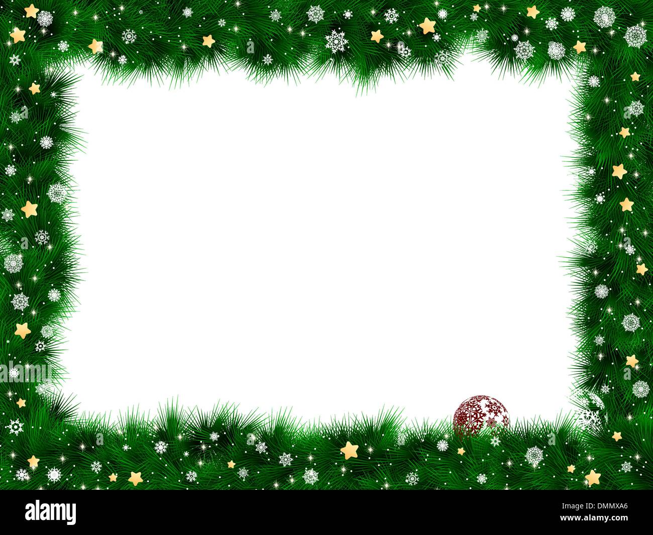 Christmas frame vector hi-res stock photography and images - Alamy