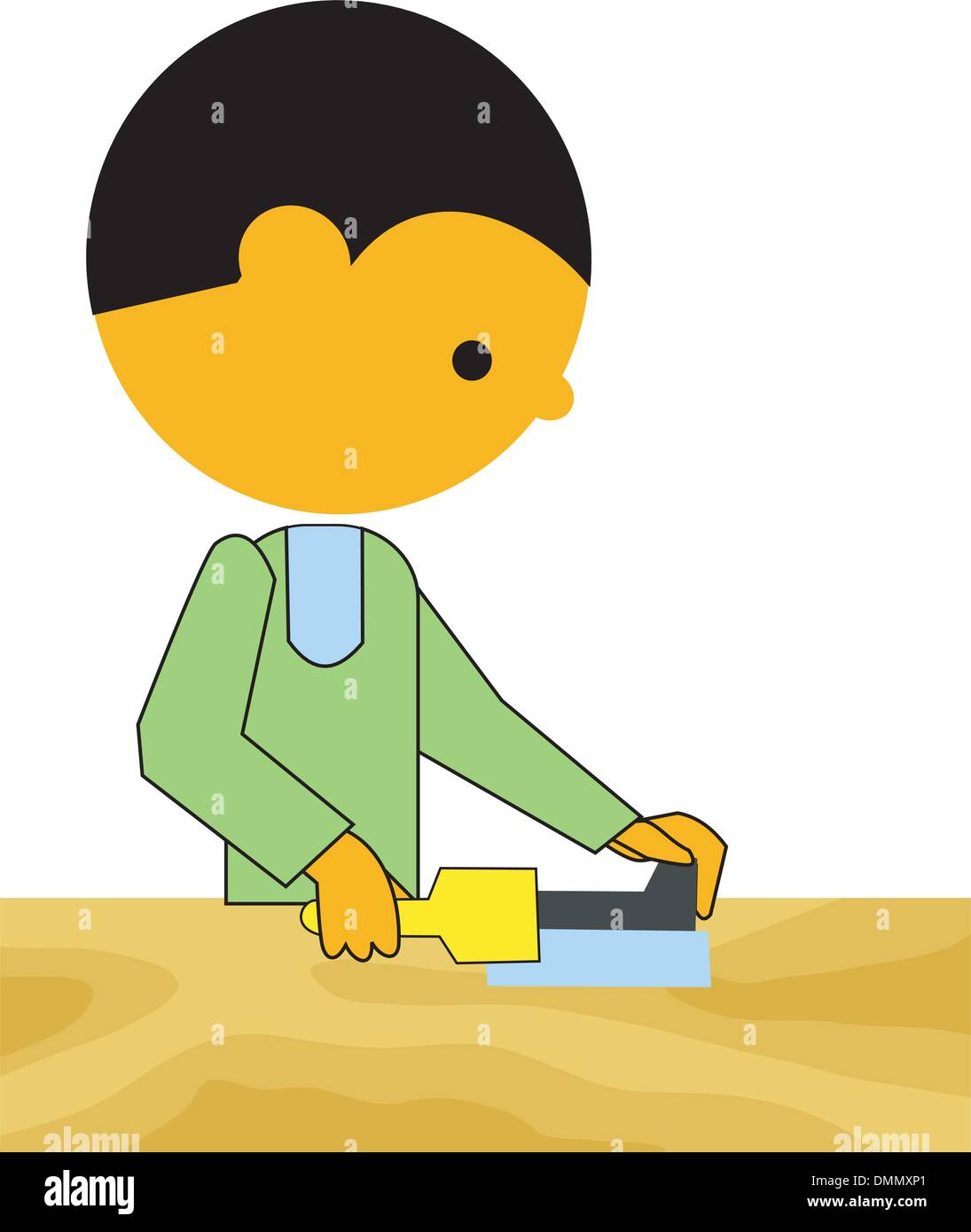 Illustration of carpenter Stock Vector Image & Art - Alamy