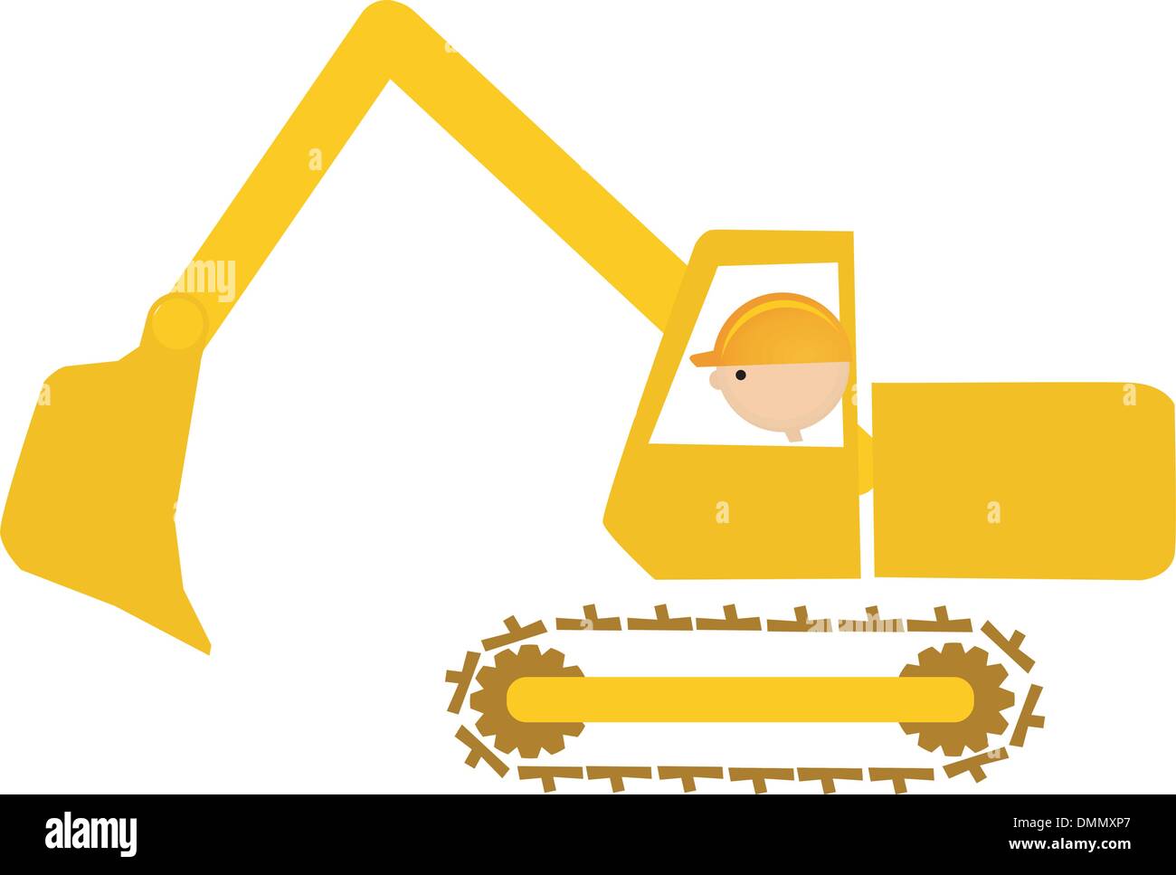 Illustration of shovel man Stock Vector Image & Art - Alamy