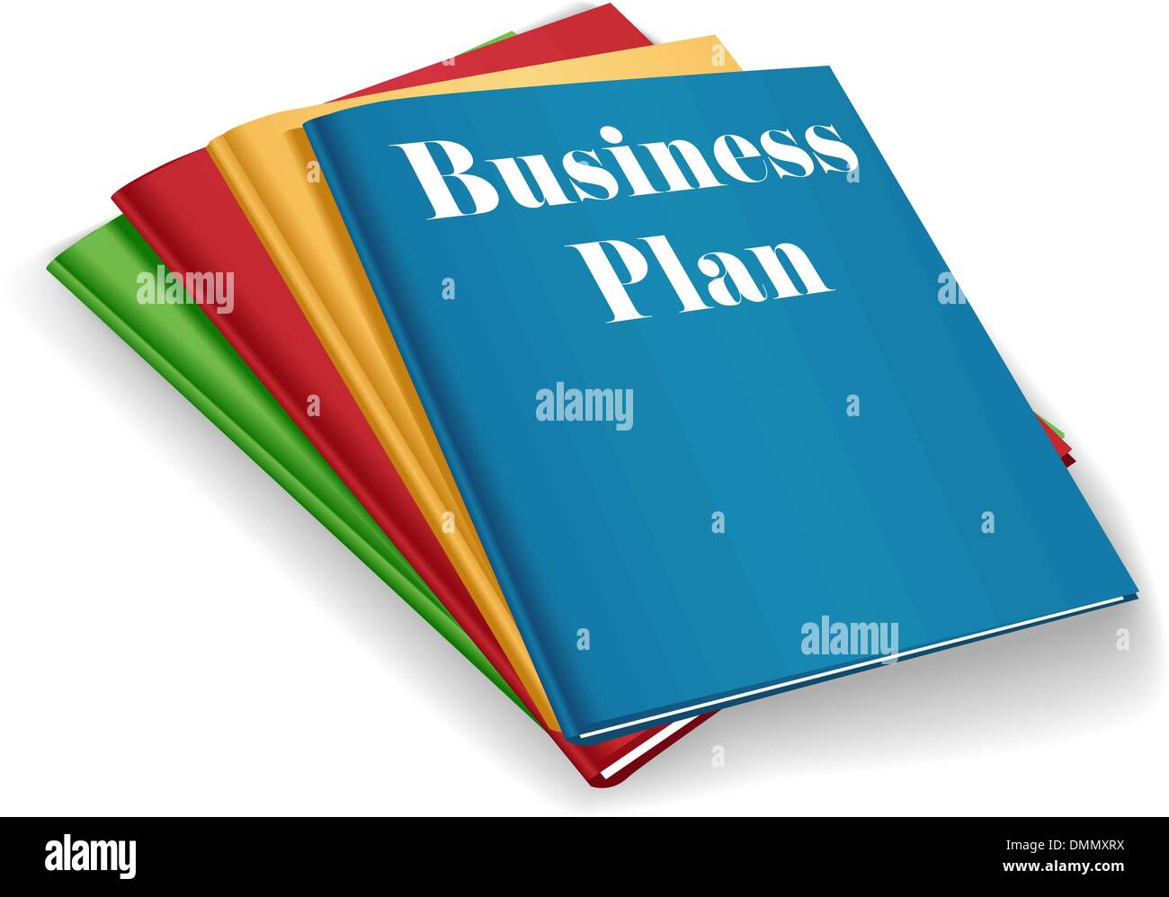 Business plan folder binders stack Stock Vector Image & Art - Alamy