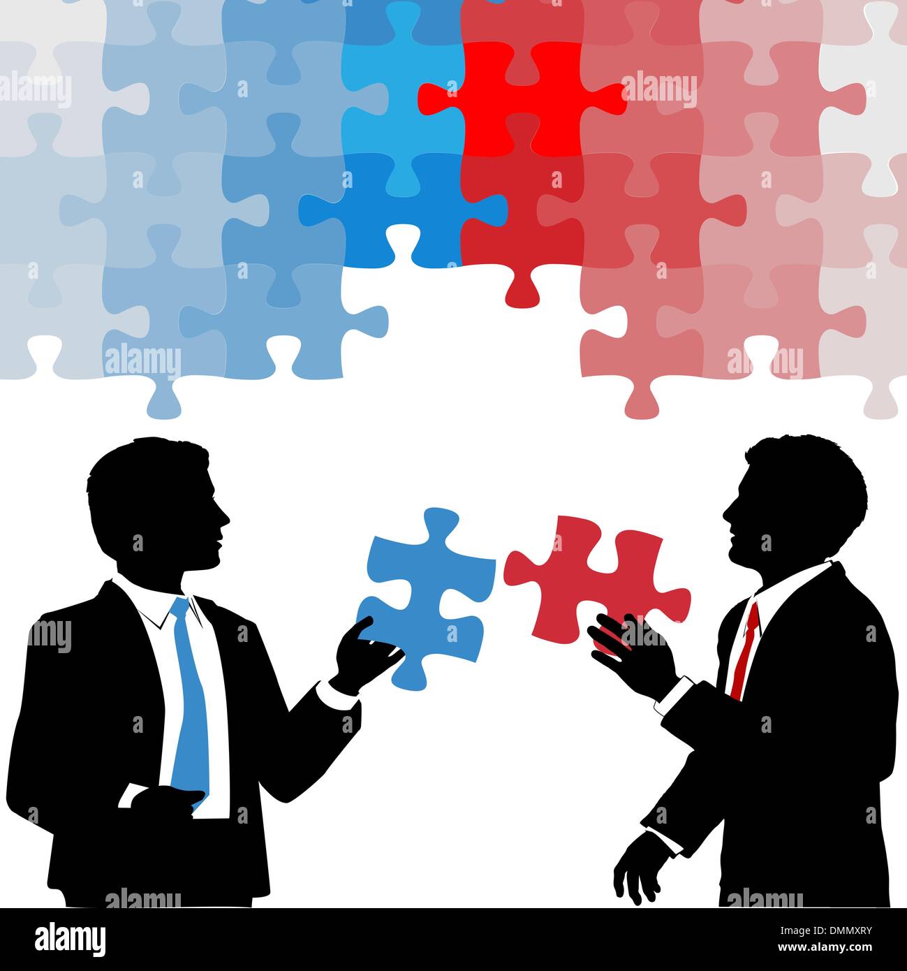 Collaboration partnership vector vectors hi-res stock photography and ...