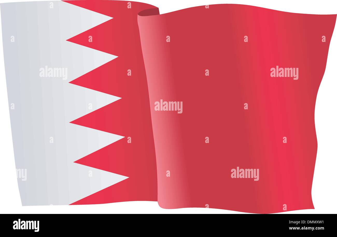 Flag of bahrain vector hi-res stock photography and images - Alamy