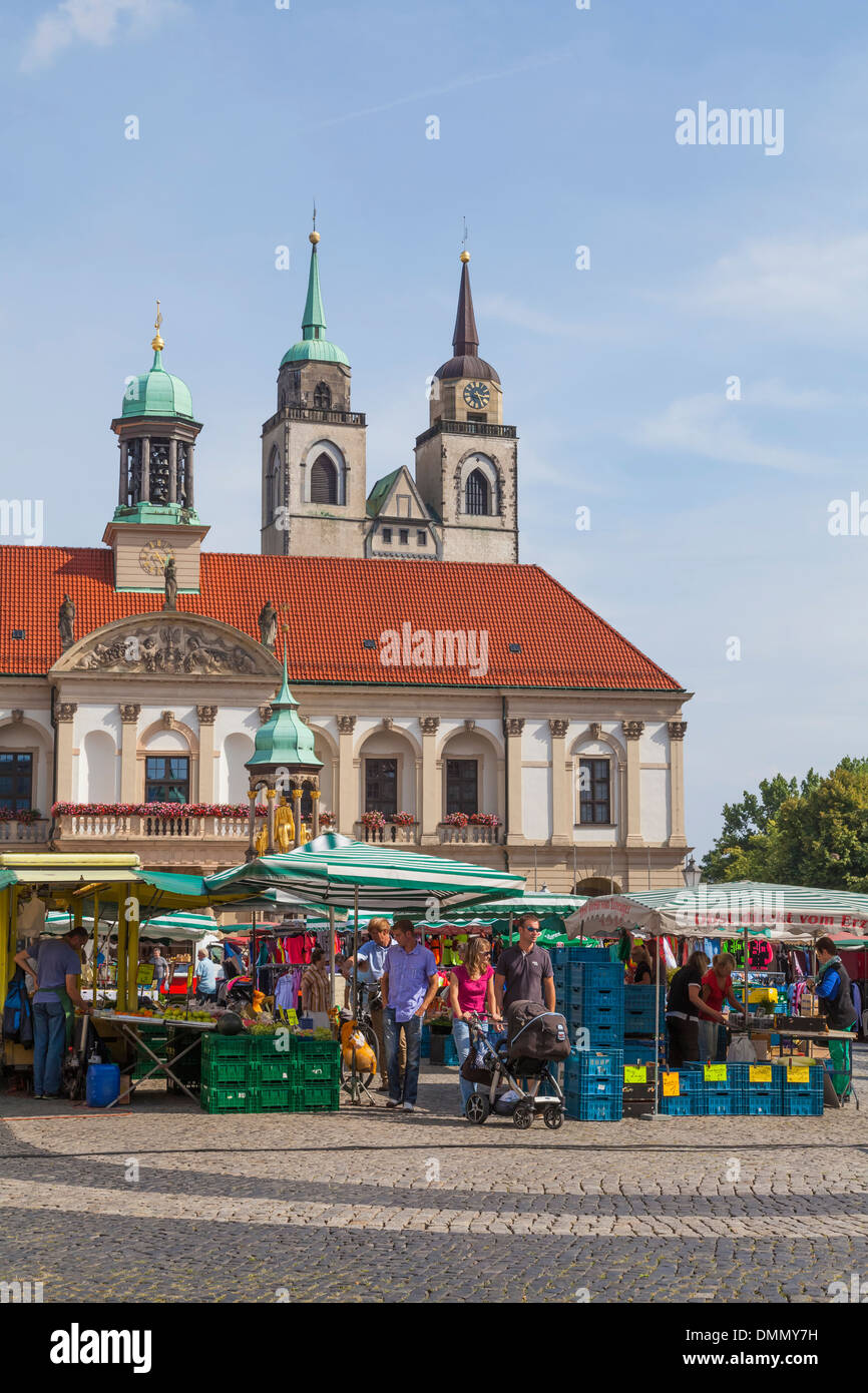 Town hall magdeburg old market hi-res stock photography and images - Alamy