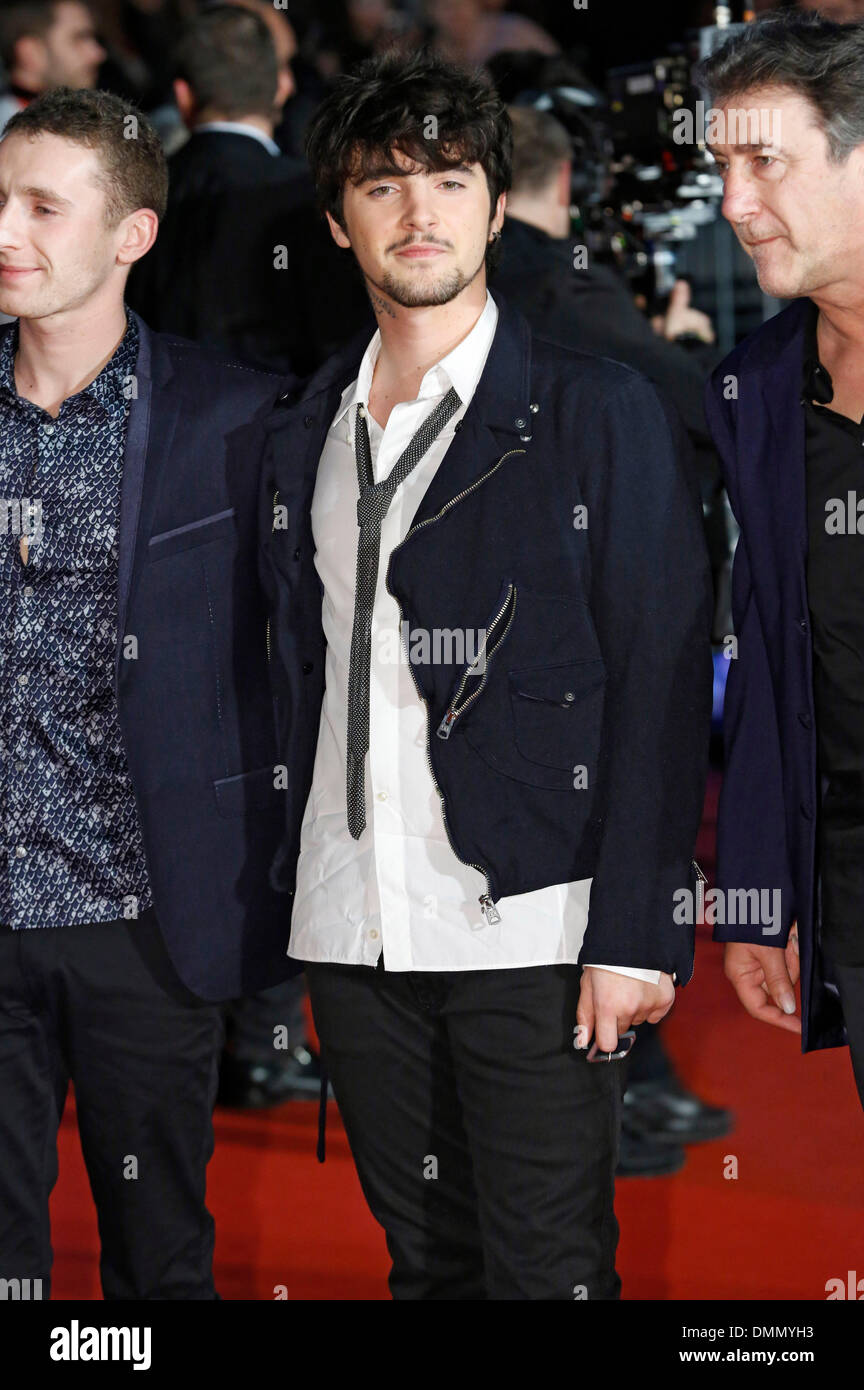 Cannes, France. 18th Dec, 2013. Louis Delort arrives for the NRJ Music ...