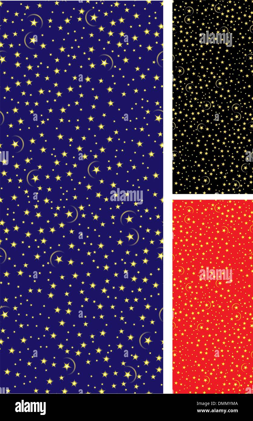 Seamless starry pattern Stock Vector Image & Art - Alamy