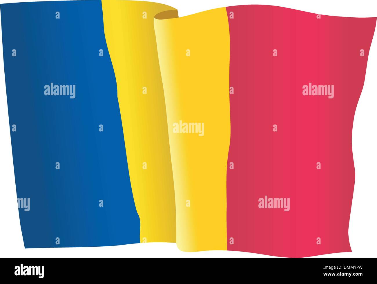 flag of Chad Stock Vector Image & Art - Alamy