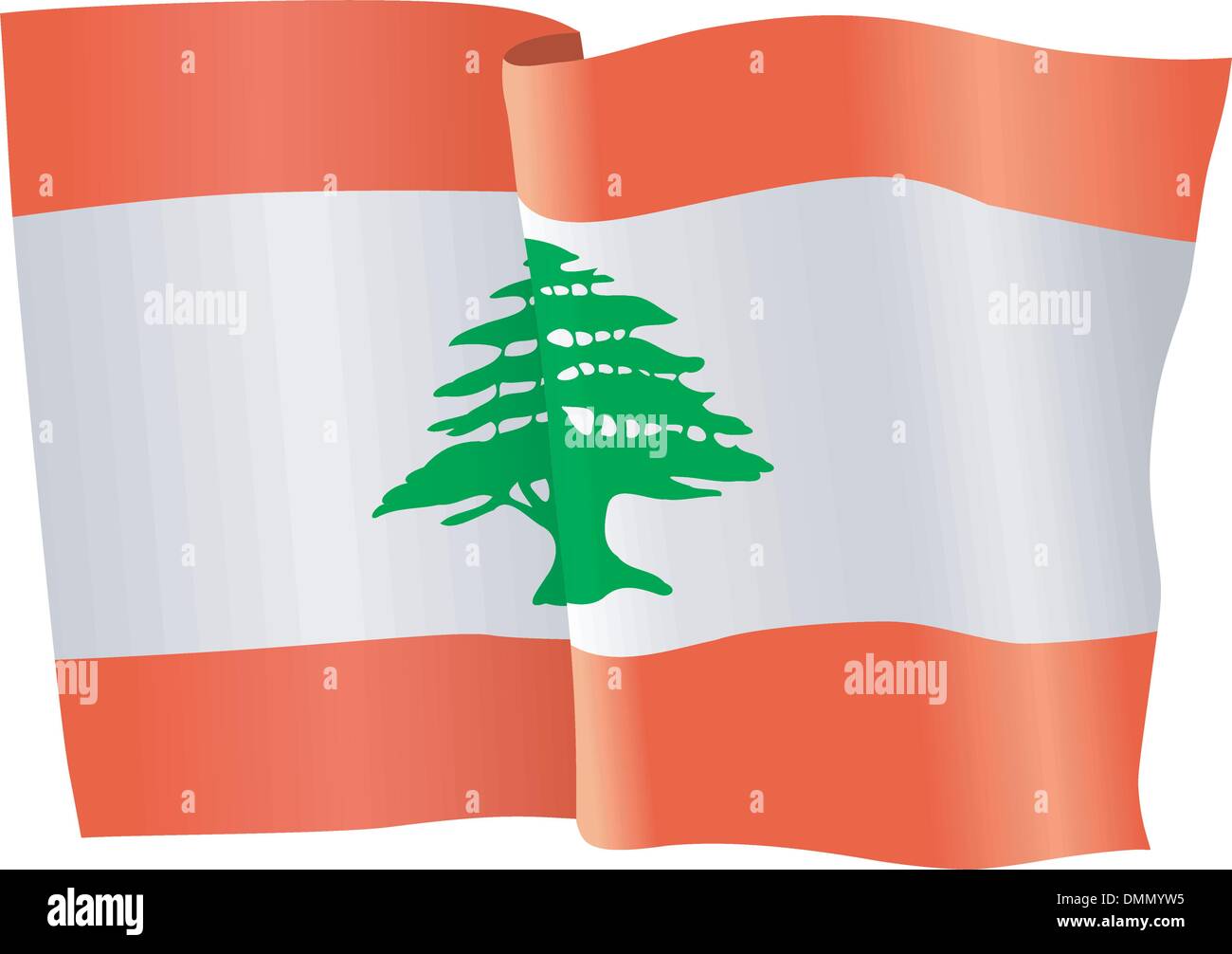 flag of Lebanon Stock Vector Image & Art - Alamy