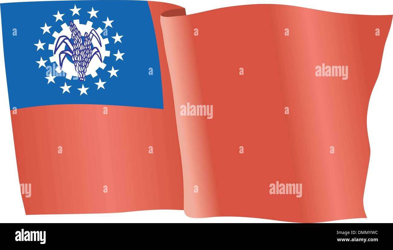 flag of Myanmar Stock Vector Image & Art - Alamy
