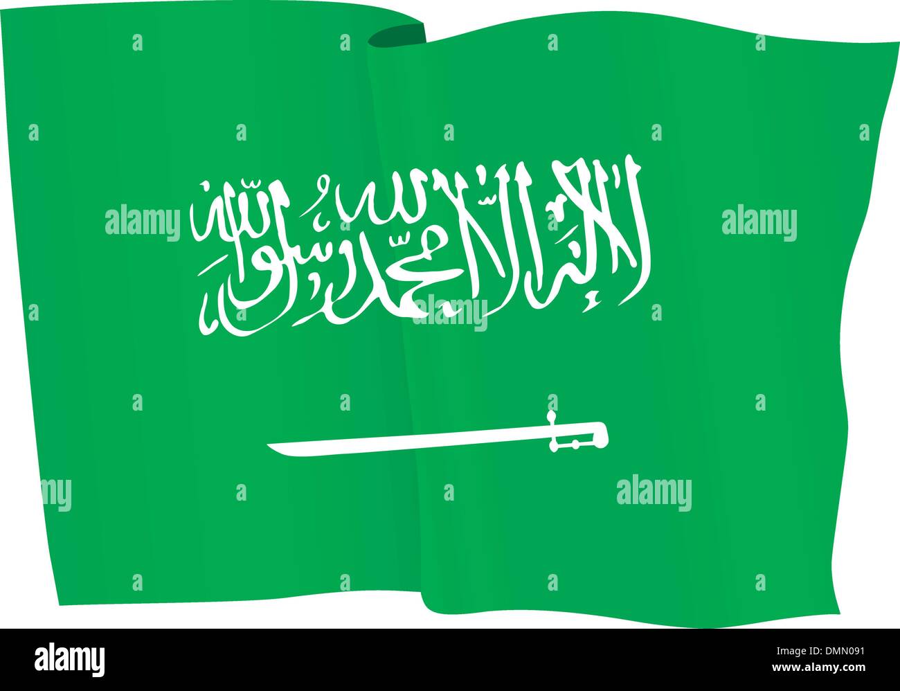 flag of Saudi Arabia Stock Vector Image & Art - Alamy