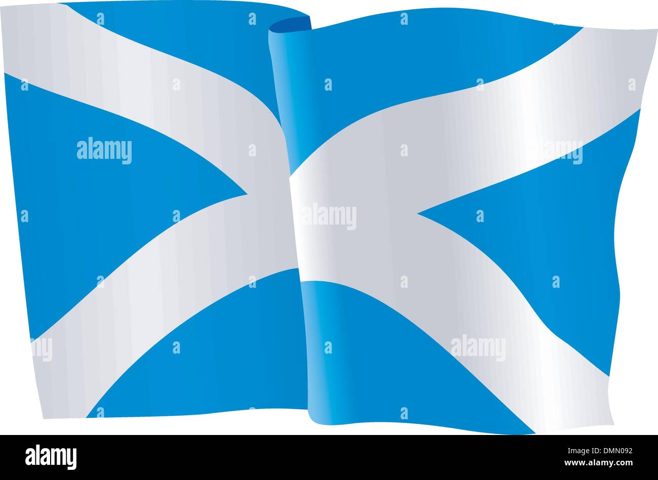 National flag of scotland Stock Vector Images - Alamy