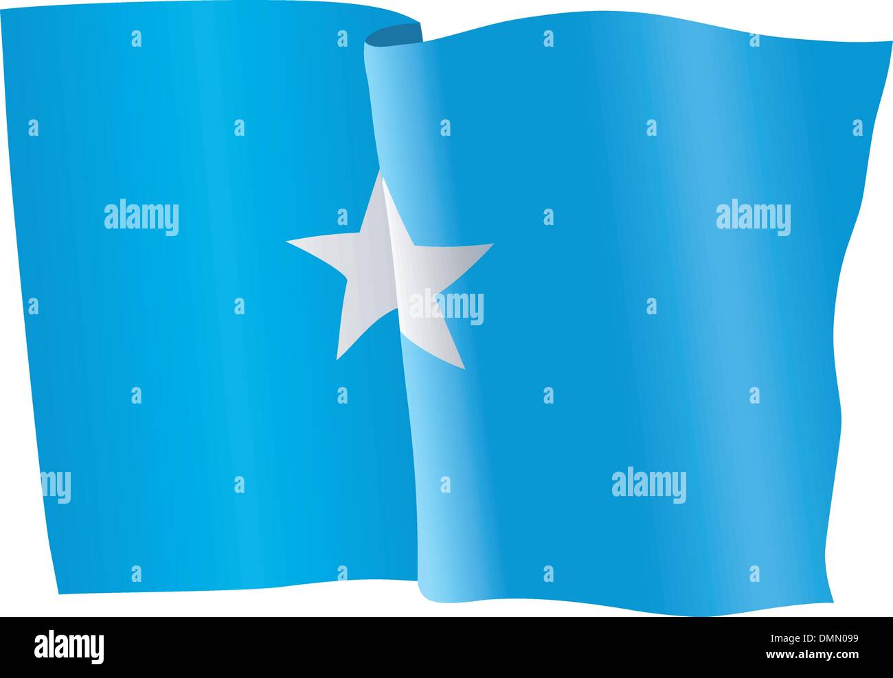 Somalia flag vector Stock Vector Images - Alamy