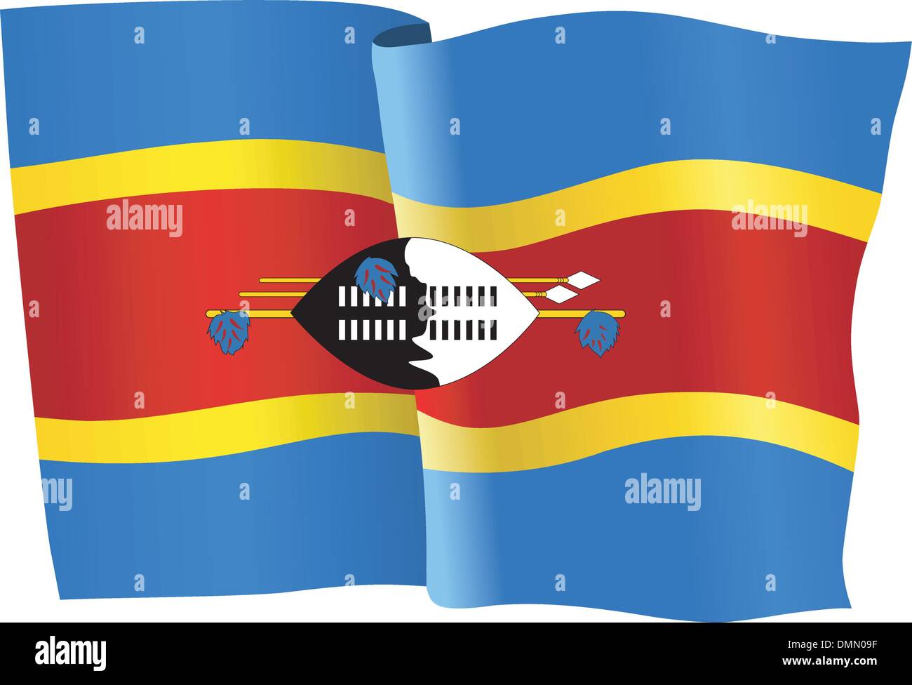 flag of Swaziland Stock Vector Image & Art - Alamy