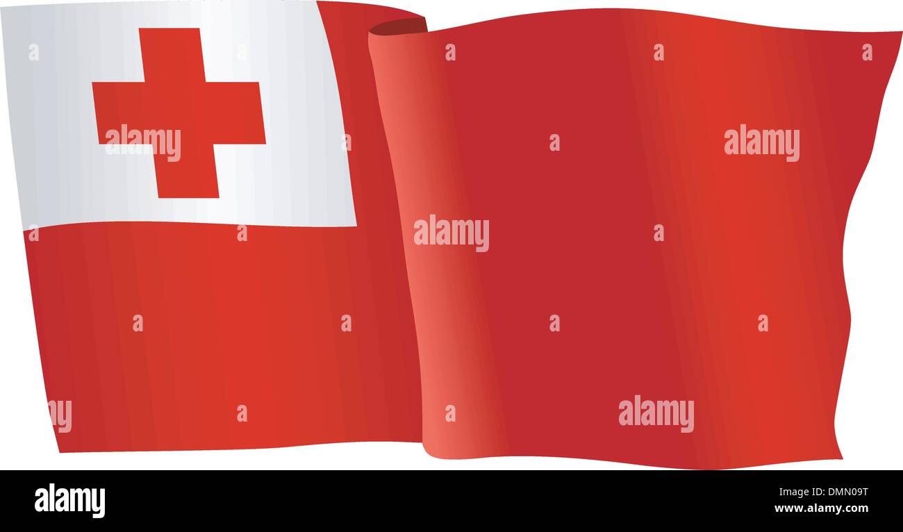 flag of Tonga Stock Vector Image & Art - Alamy