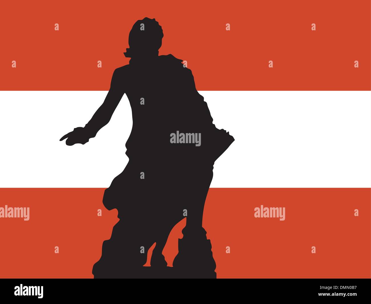 Flag of vienna Stock Vector Images - Alamy