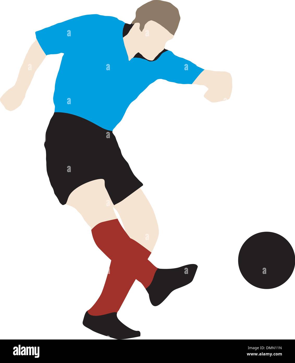 Table soccer Stock Vector Images - Alamy
