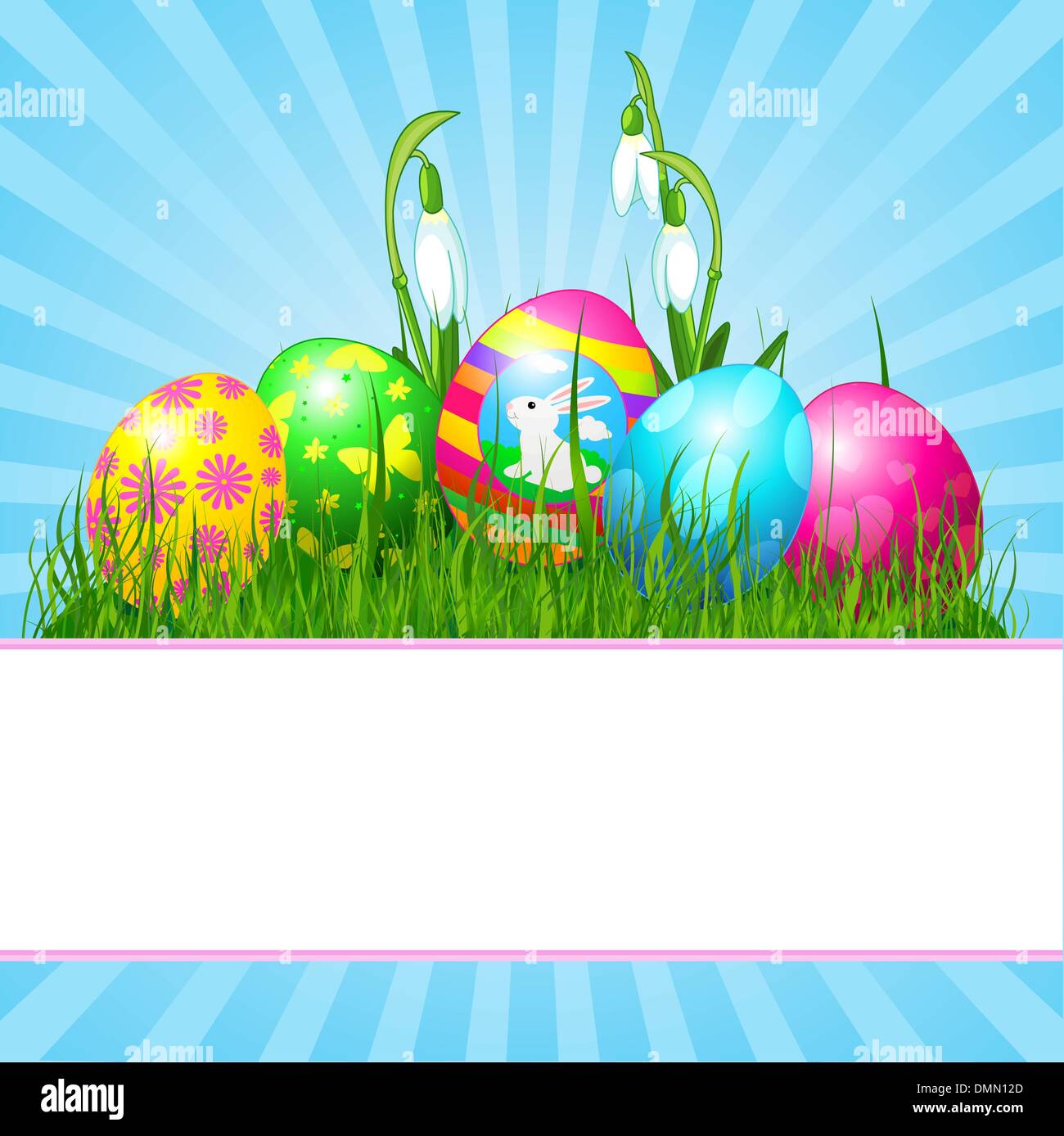 Happy easter background copy Stock Vector Images - Alamy