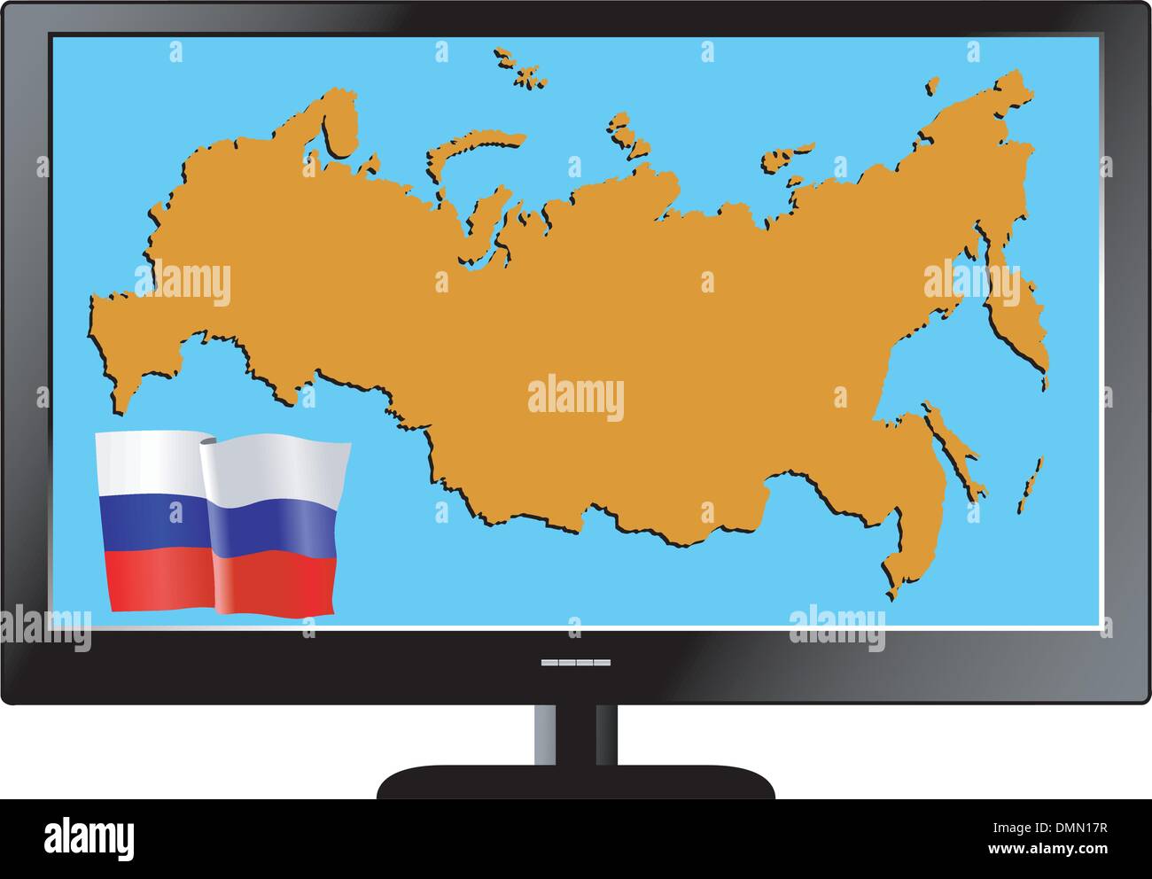 Russia state television Stock Vector Images - Alamy