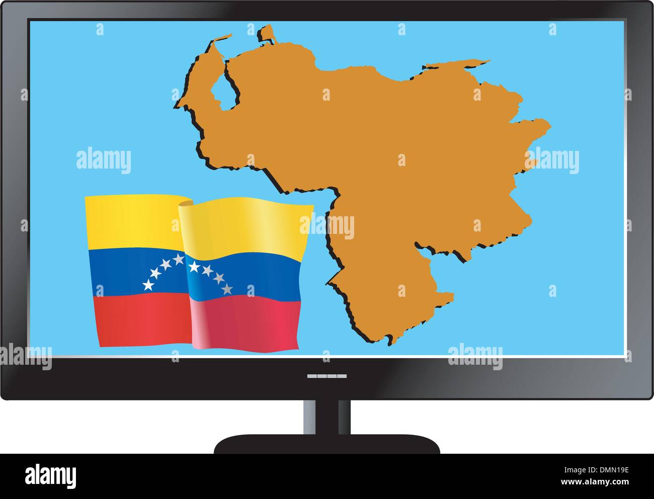 Venezuela border Stock Vector Images - Alamy